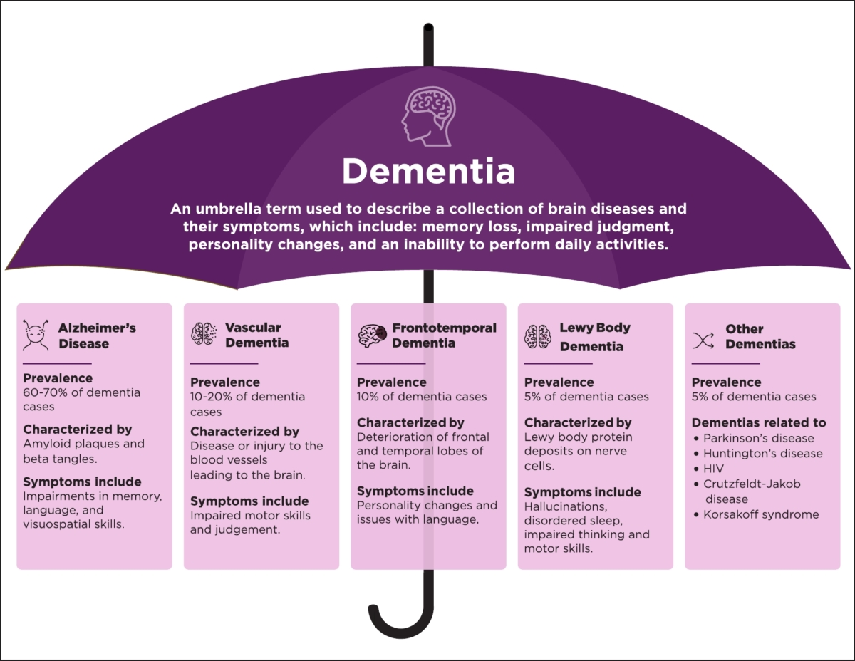 Understanding the Umbrella of Dementia - Summerfield of Redlands